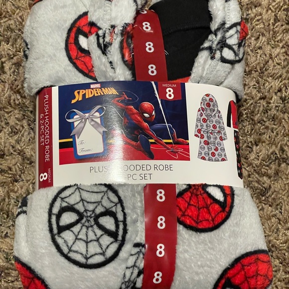 Spiderman | Pajamas | Marvel Spiderman Pajama Set 3 Piece Robe Boys ...
